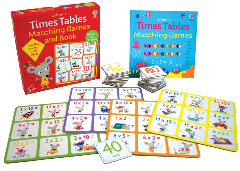Times Tables Matching Game Usborne — Games World South Australia