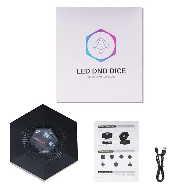 LED Wireless Charging Dice — Games World South Australia