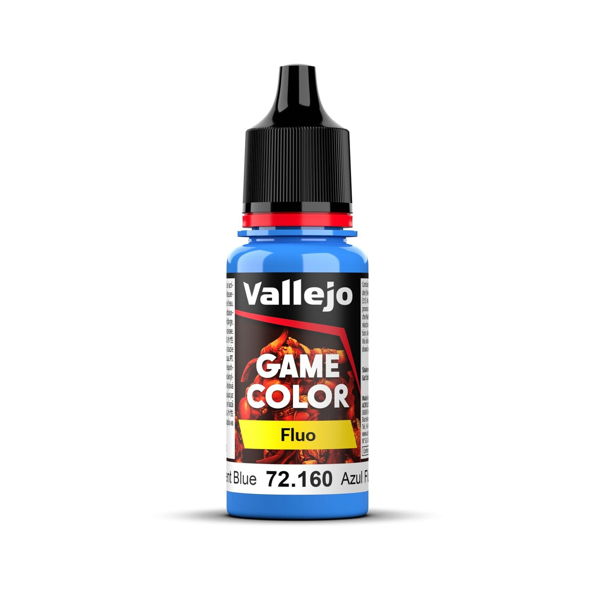 Fluo Blue 18ml - Vallejo Game Colour — Games World South Australia
