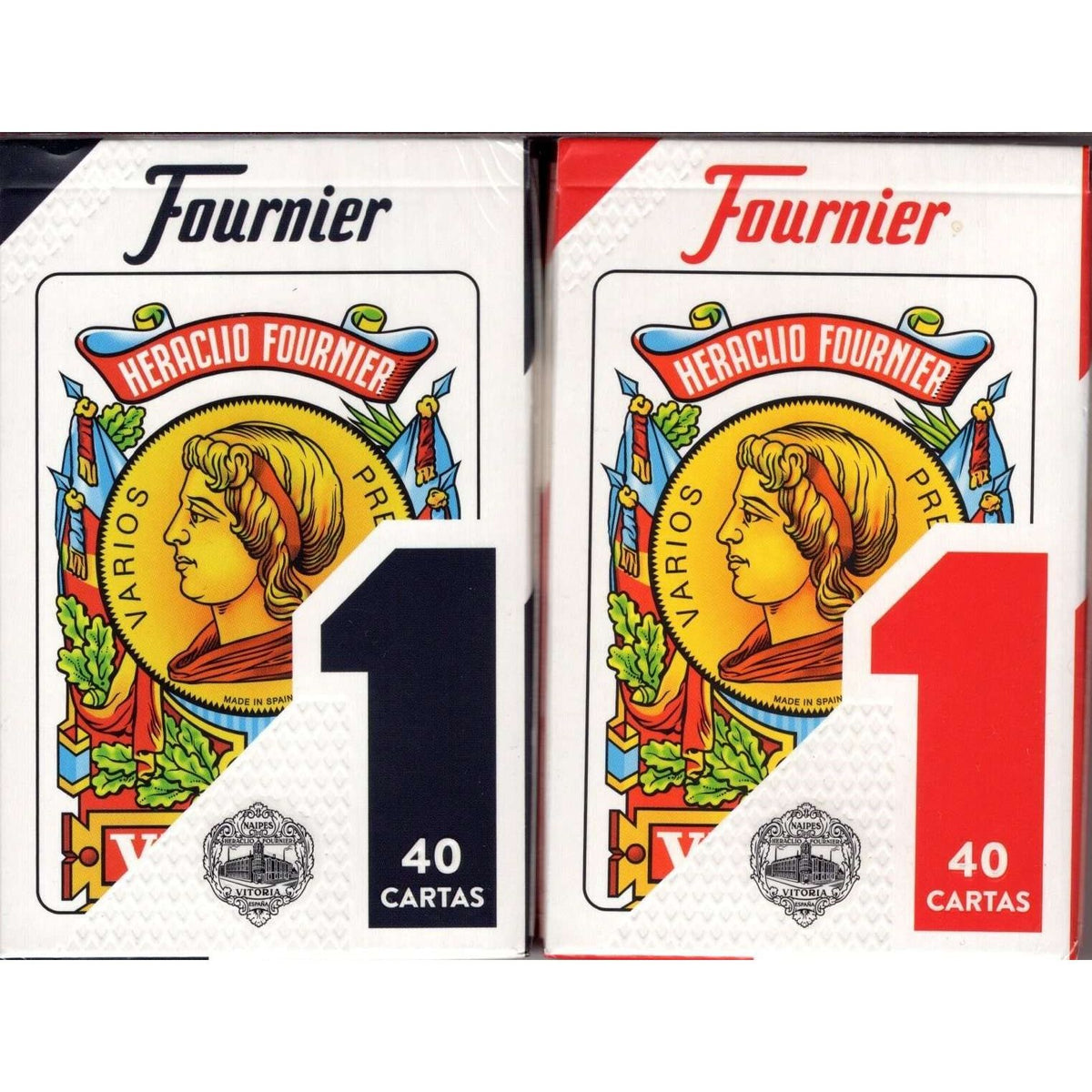 Heraclio Fournier No. 1 Spanish Playing Cards Playing Cards — Games ...