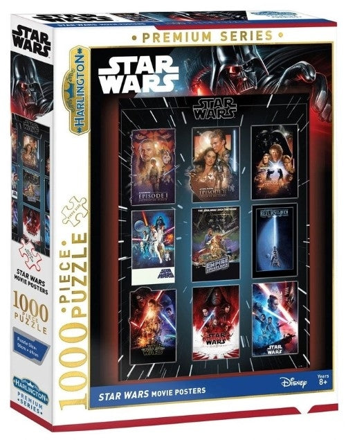 Star Wars Movie Posters - Harlington 1000pce Puzzle — Games World South ...