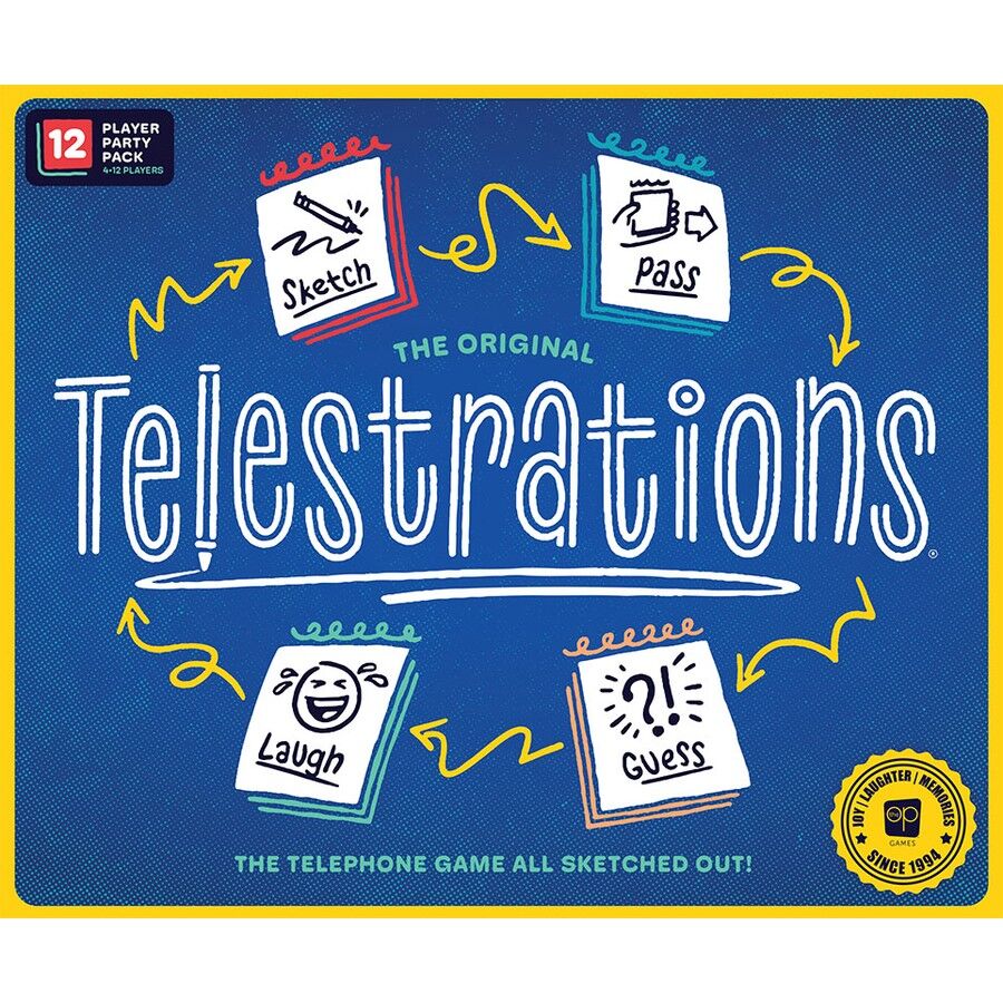 Telestrations 12 Player Party Pack - New Edition — Games World South ...
