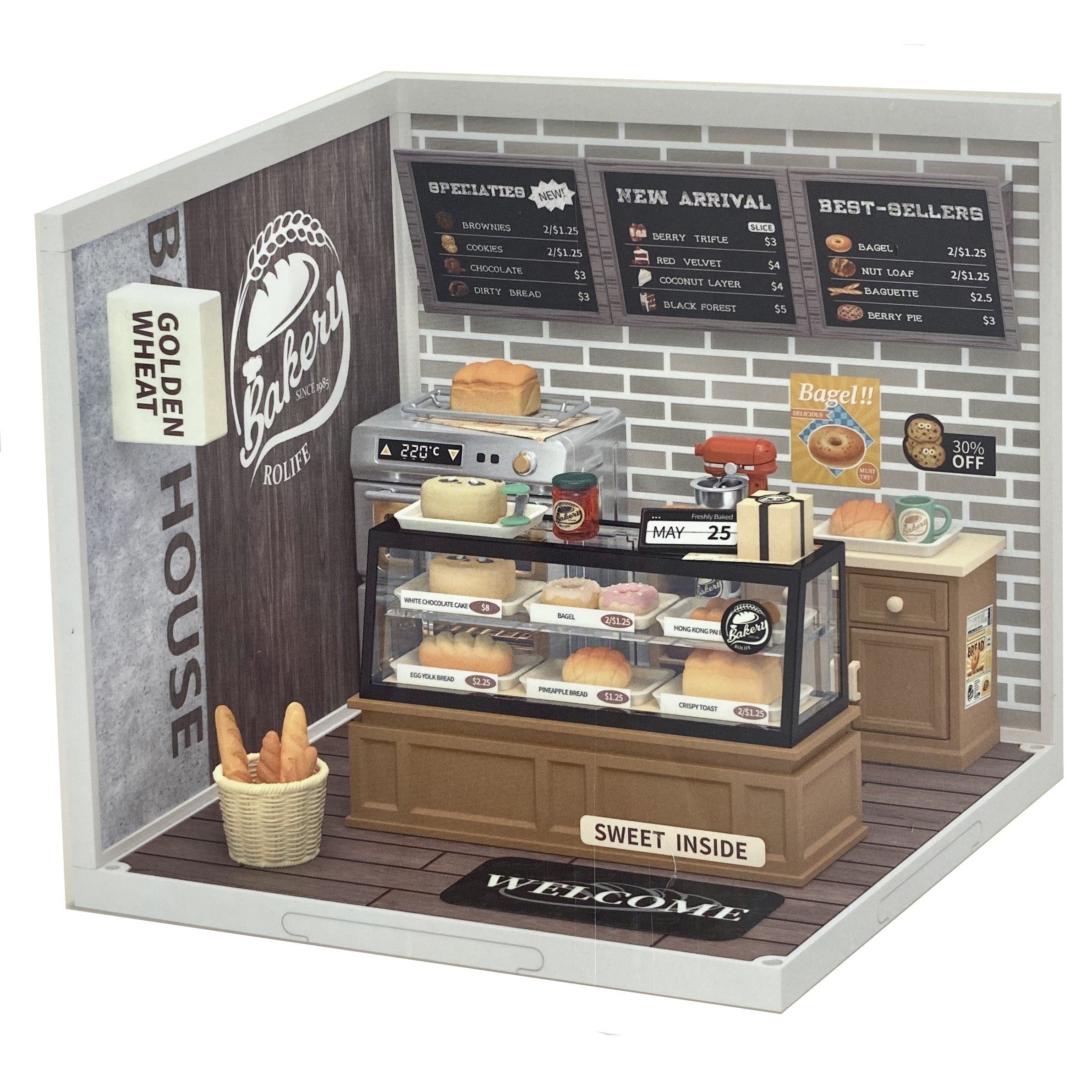 GOLDEN WHEAT BAKERY - DIY PLASTIC SUPERSTORE - ROBOTIME — Games World ...