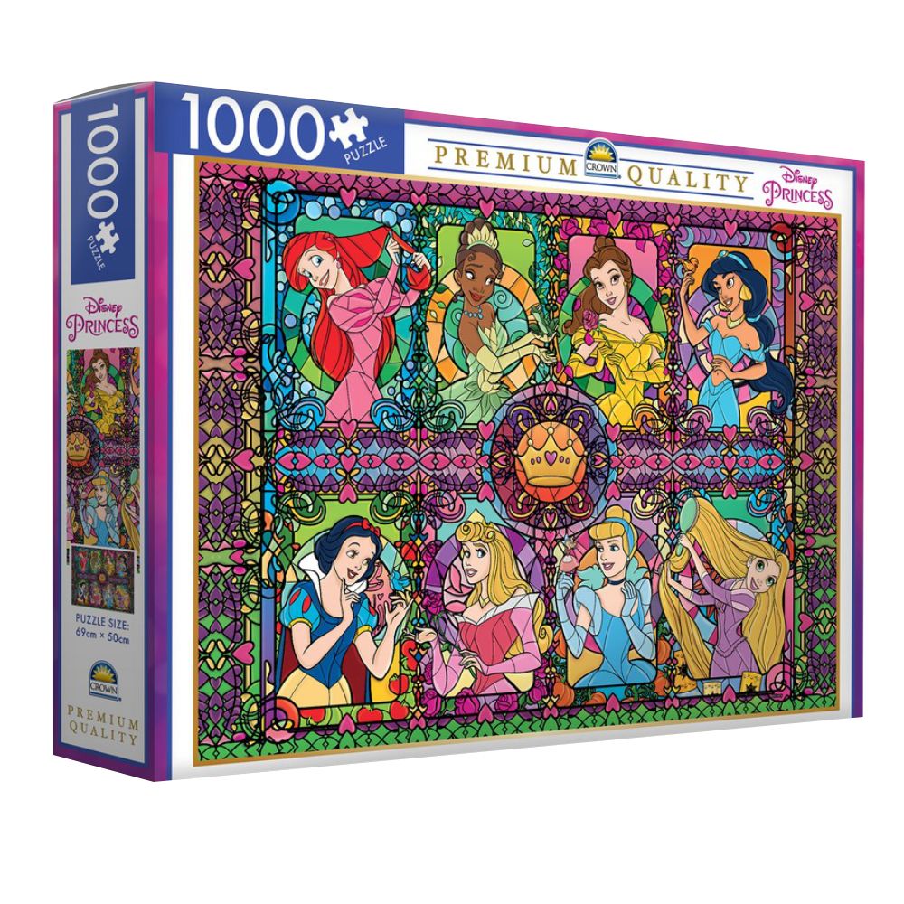 DISNEY PRINCESSES CROWN PREMIUM 1000PCE — Games World South Australia