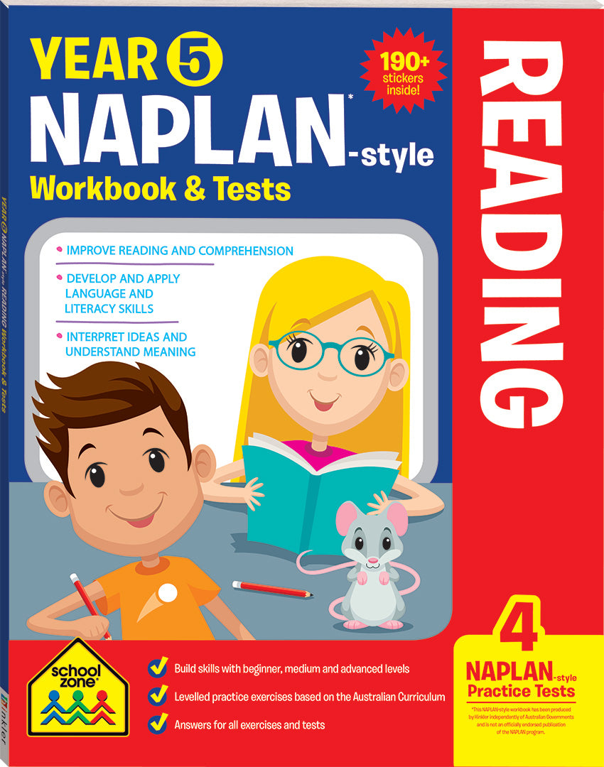 YEAR 5 READING - School Zone Naplan — Games World South Australia