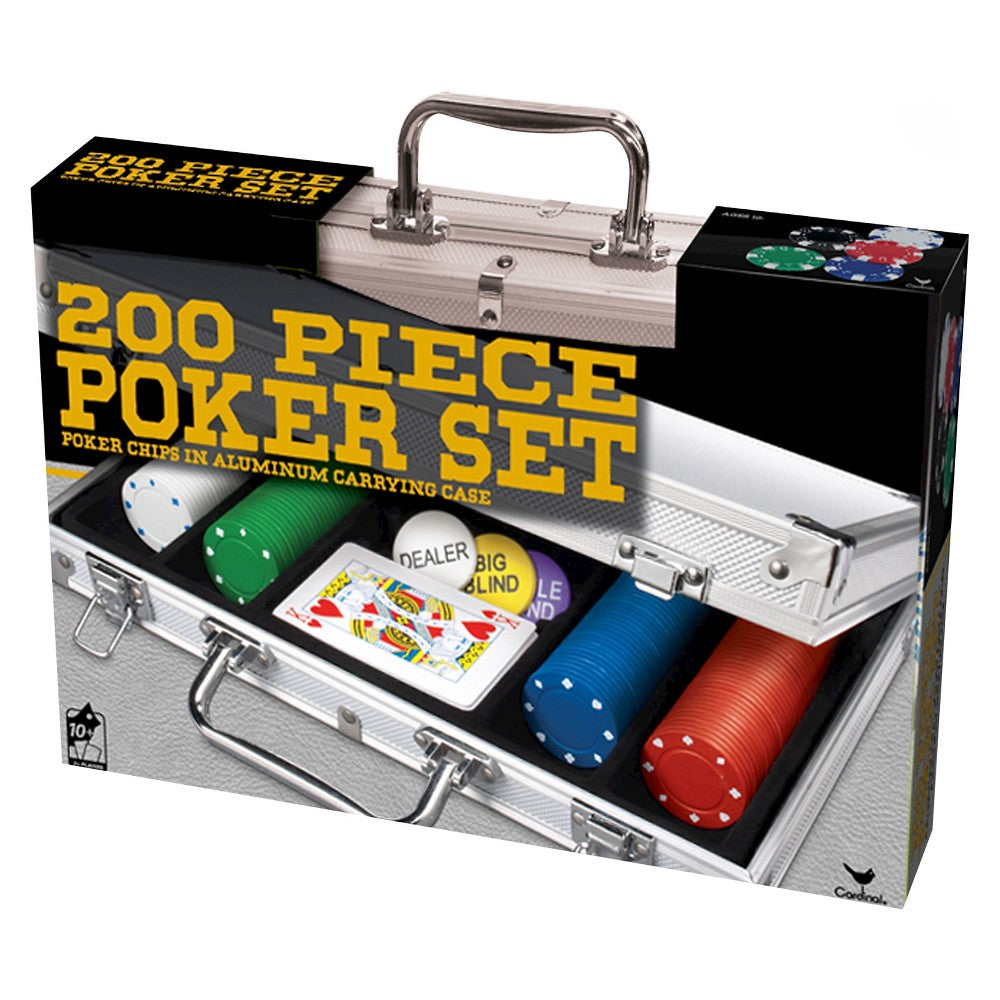 Classic 200pc Poker Set in Aluminium case — Games World South Australia