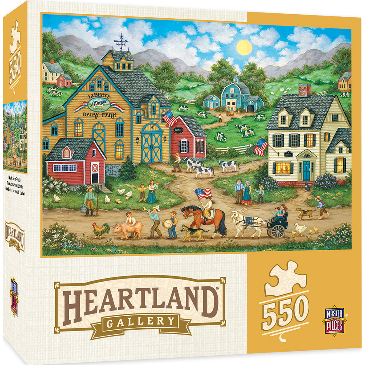 Liberty Farm Parade - Heartland Collection - 550pc Masterpiece — Games ...