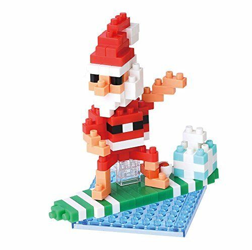 Surfing Santa Claus - Nanoblocks — Games World South Australia