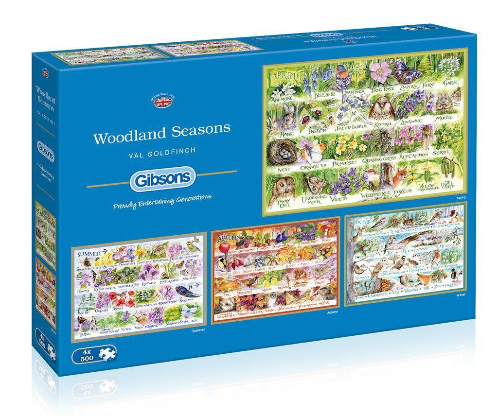 Woodlands Season 4 x 500pcs - Gibsons — Games World South Australia